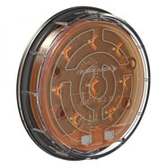 JW Speaker Motorcycle DOT Approved Headlamp - 7" Adaptive 2 LED, Chrome ...