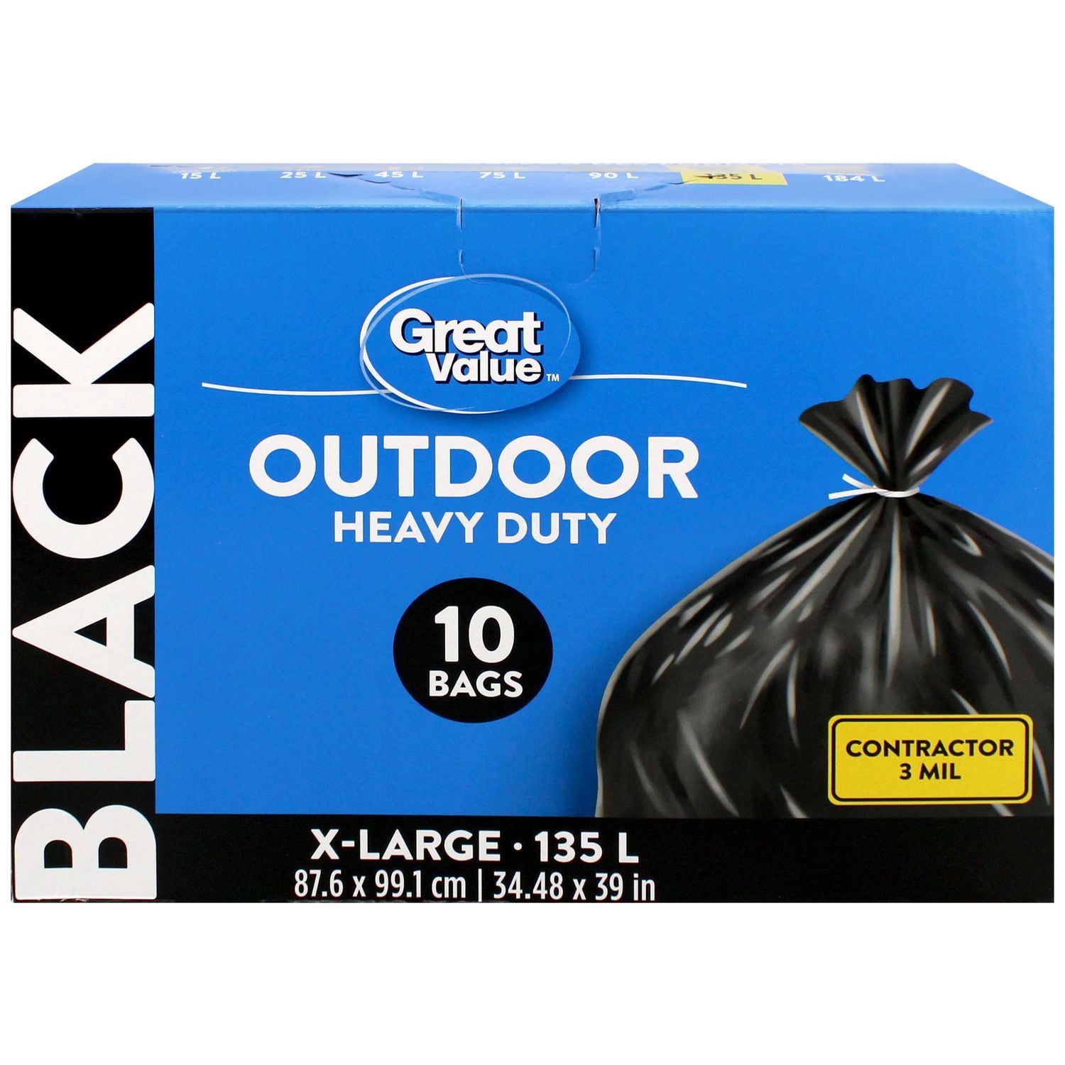 Click here for Great Value X-Large Outdoor Garbage Bags prices