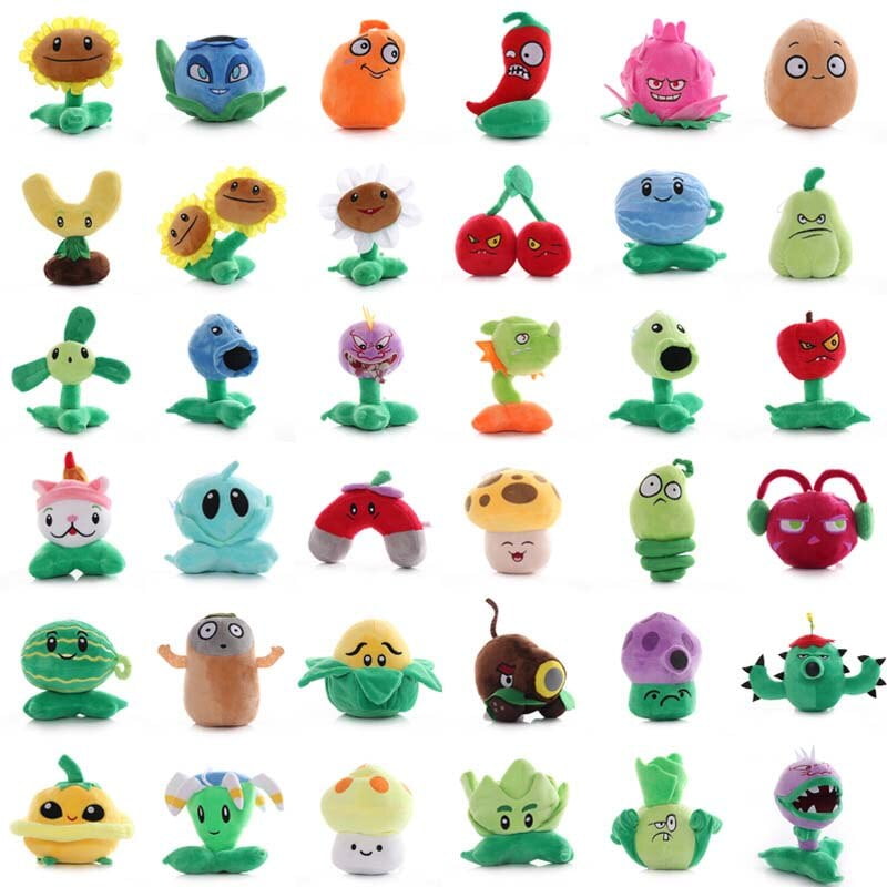 1pc 13-20cm Plants vs Zombies Plush Toys for Children PVZ Doll ...