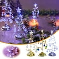 Desktop Ornament,Small Christmas Tree With Lights Table Top Pre Lit ...