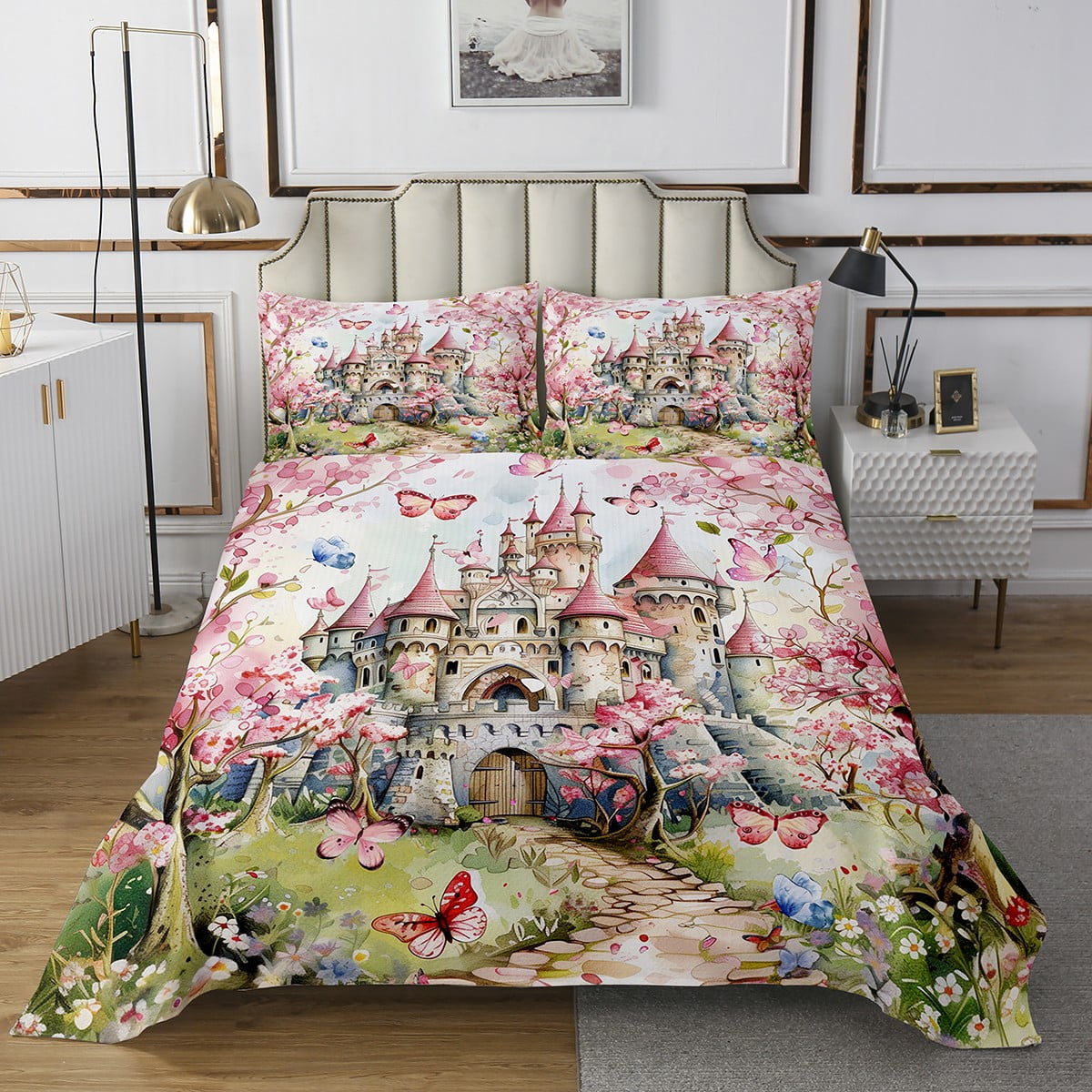 Click here for Erosebridal Kids Butterfly Flower Quilt Sets For Q... prices