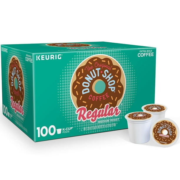 The Original Donut Shop Regular Coffee K Cup Pods 100 Ct Walmart