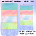 1600 Pcs Label Tapes Compatible with D30 Label Printer Laminated ...