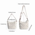 Boho Crochet Crossbody Bag Women Hobo Purse Large Tote Bag for Summer ...