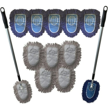 Industrial Triangle Dust Mop Kit: 4 Piece Flat Ceiling Cleaning System ...