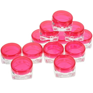 12 Pcs Cosmetic Bottle Plastic Cream Jar Container for Travel ...