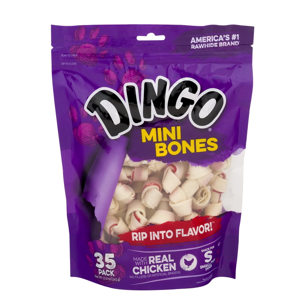 Dingo Mini Bones, 35 count - Walmart.com