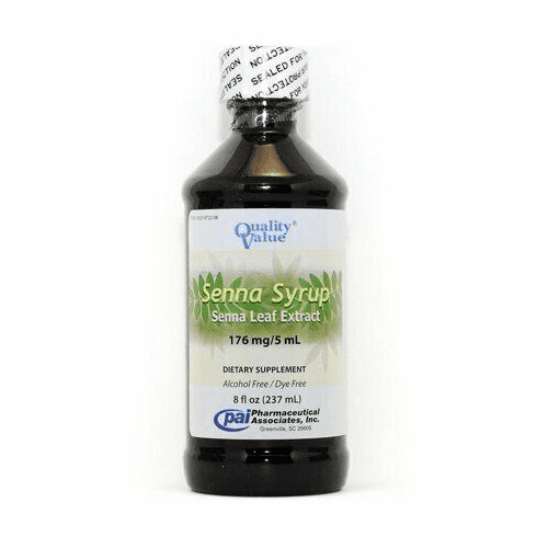 Quality Value Senna Syrup w/ Leaf Extract Laxative Alcohol & Dye Free ...