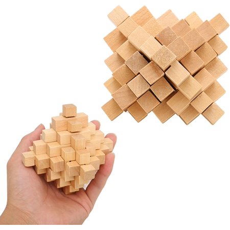 Intelligent Wooden Brain Puzzle Teaser Prevent Alzheimer's Disease ...