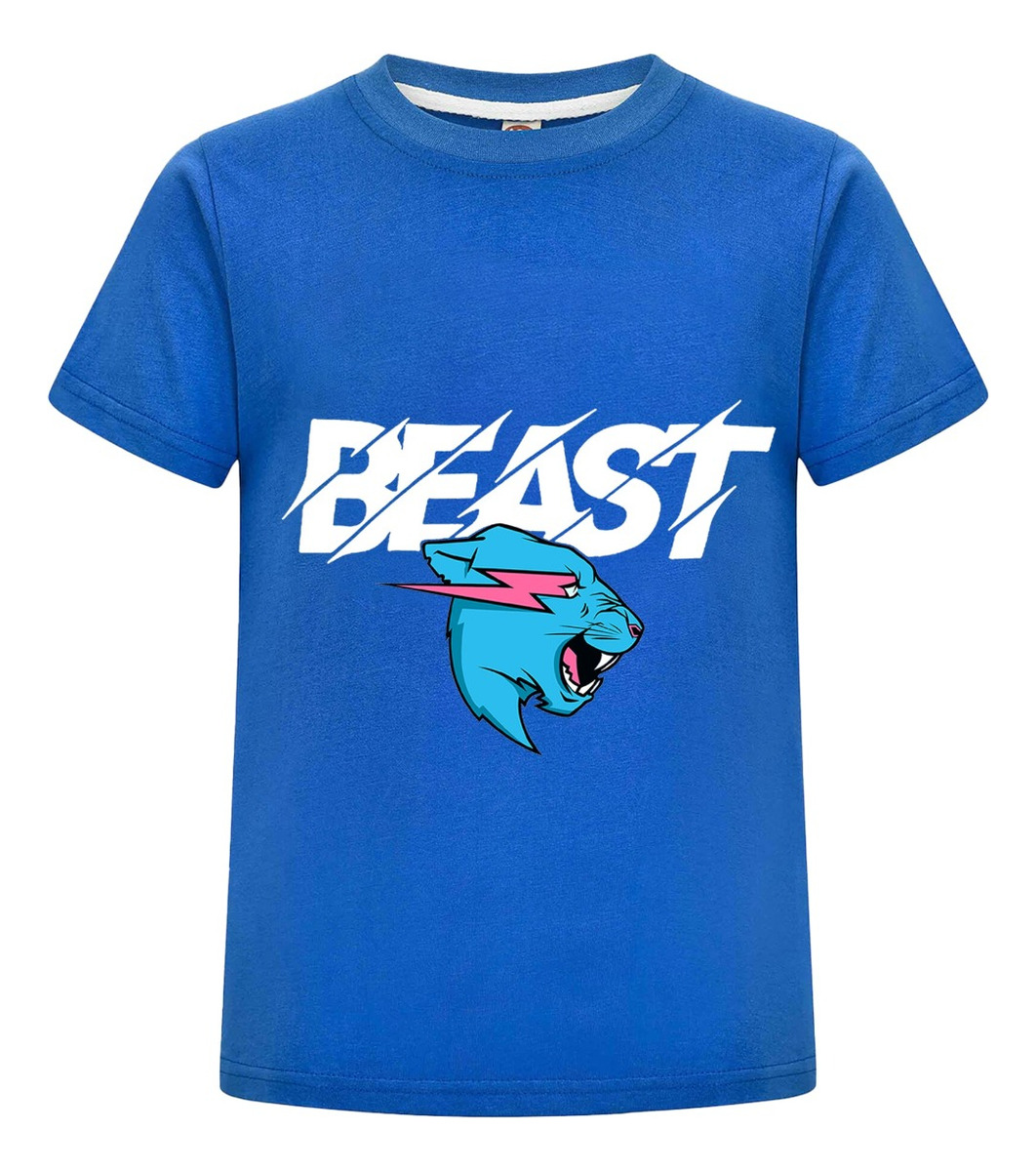 Playera Infantil MrBeast Unisex Niño Niña Algodón Cómoda Verano Moda ...