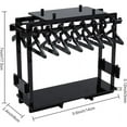 Acrylic Earring Display Stands Clothes Hanger Shaped Earring Organizer ...