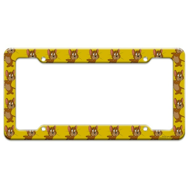 Tom and Jerry Jerry Character License Plate Tag Frame - Walmart.com