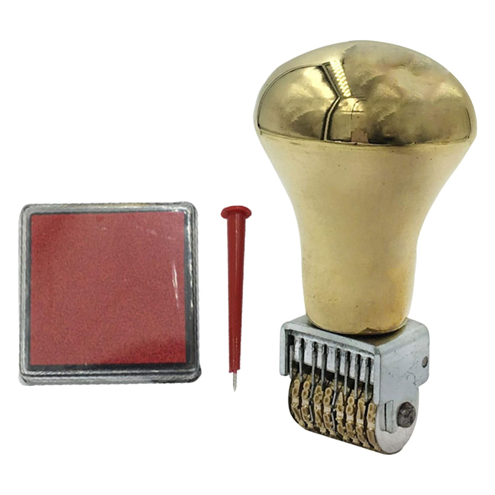 Metal Date Stamper Multifunction Adjustable Wheels Rollers Numeric ...