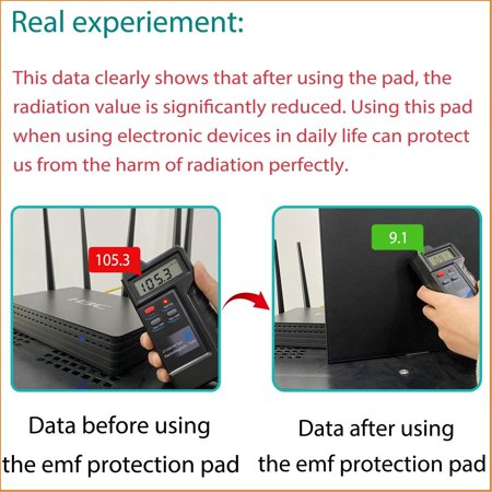 EMF Protection Laptop NEWMEIL Radiation Shield for Computer, Phones ...
