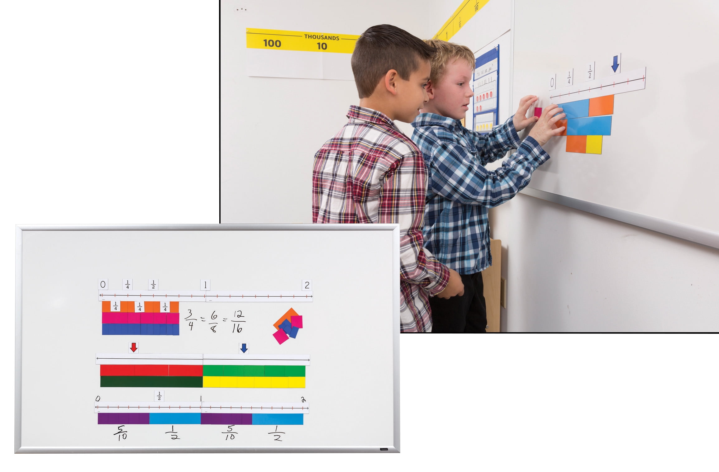 Didax Magnetic Fraction Number Line, Grades 3 - 5 - Walmart.com