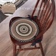 VHC Brands Sawyer Mill, Farmhouse Chair Pad Seat Cushion, Braided Jute ...