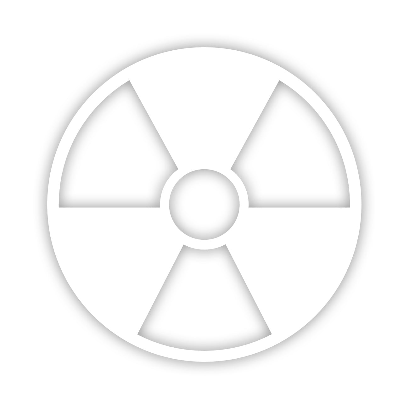 Radioactive Symbol Sticker Decal Die Cut - Self Adhesive Vinyl ...