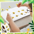 500Pcs Cartoon Bee Self Adhesive Labels Cute Sticker Roll Waterproof ...