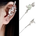 ANXPTIME Ear Pin Women Jewelry Cuff Earrings Alloy Texture Present for ...