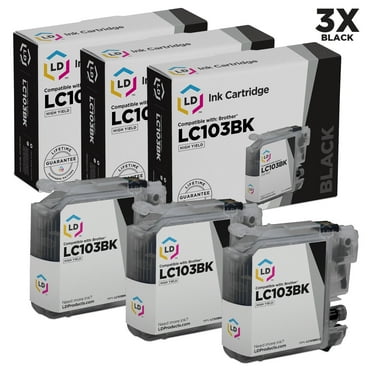 Compatible Multipack for Brother LC103 / LC101 - 5 pack - Walmart.com