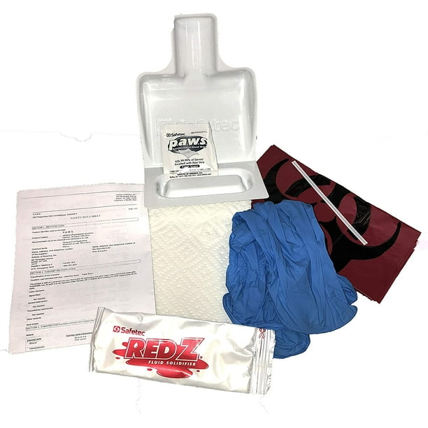 Golden Protective Services Bloodborne Pathogen Kit, Blood & Body Fluid ...