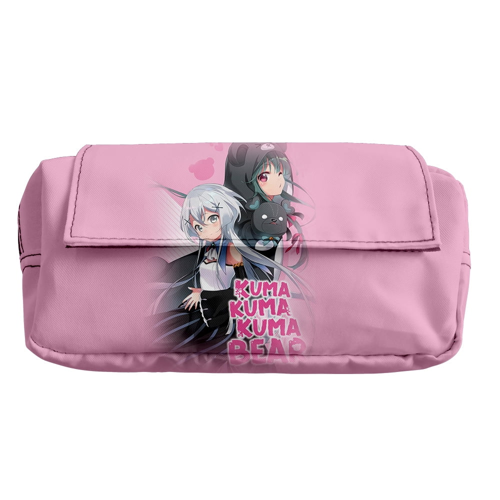 BINGTIESHA Anime Kuma Kuma Kuma Bear 3D Print Oxford Double-layer ...