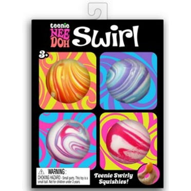 NeeDoh Swirl Nice Cube, Satisfying Square Shaped Sensory Toy, Colors ...