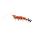 12Pcs 3.1Inch Shrimp Fishing Baits for Saltwater and Freshwater Soft ...