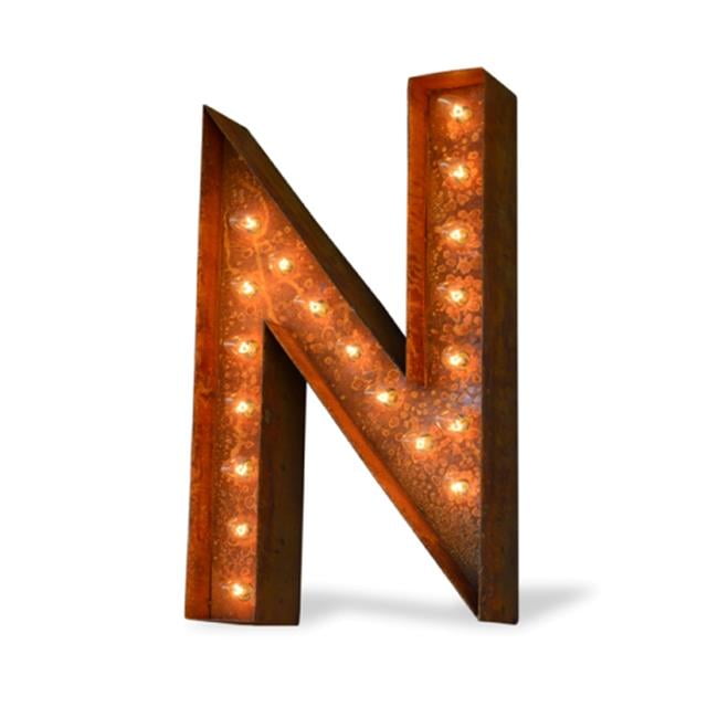 Iconics Indoor & Outdoor Letter N Icon Marquee Light Sign - Walmart.com