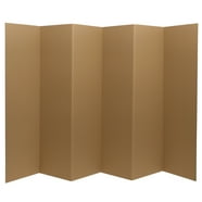 Oriental Furniture 6 ft. Tall White Cardboard Room Divider - 3 Panel ...