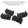 12 Pack Cat Water Fountain Sponge Filters, Replacement Foam Filters for ...
