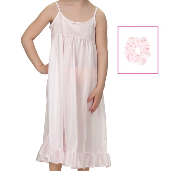 Laura Dare - Frilly Peignoir Set in Solid Colors, (2T - 14) - Walmart.com