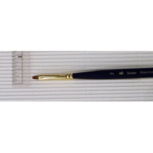 DIXON TIC/PRINCETON BRUSH 3050FS20 MINI DETAIL SHORT HANDLE FLAT SHADER ...