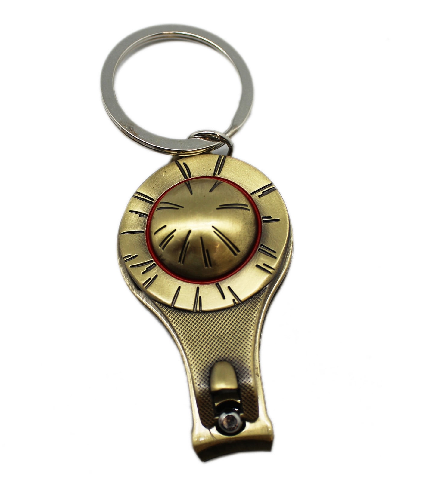 One Piece Monkey D. Luffy Straw Hat Bottle Opener/Nail Clipper Keychain ...
