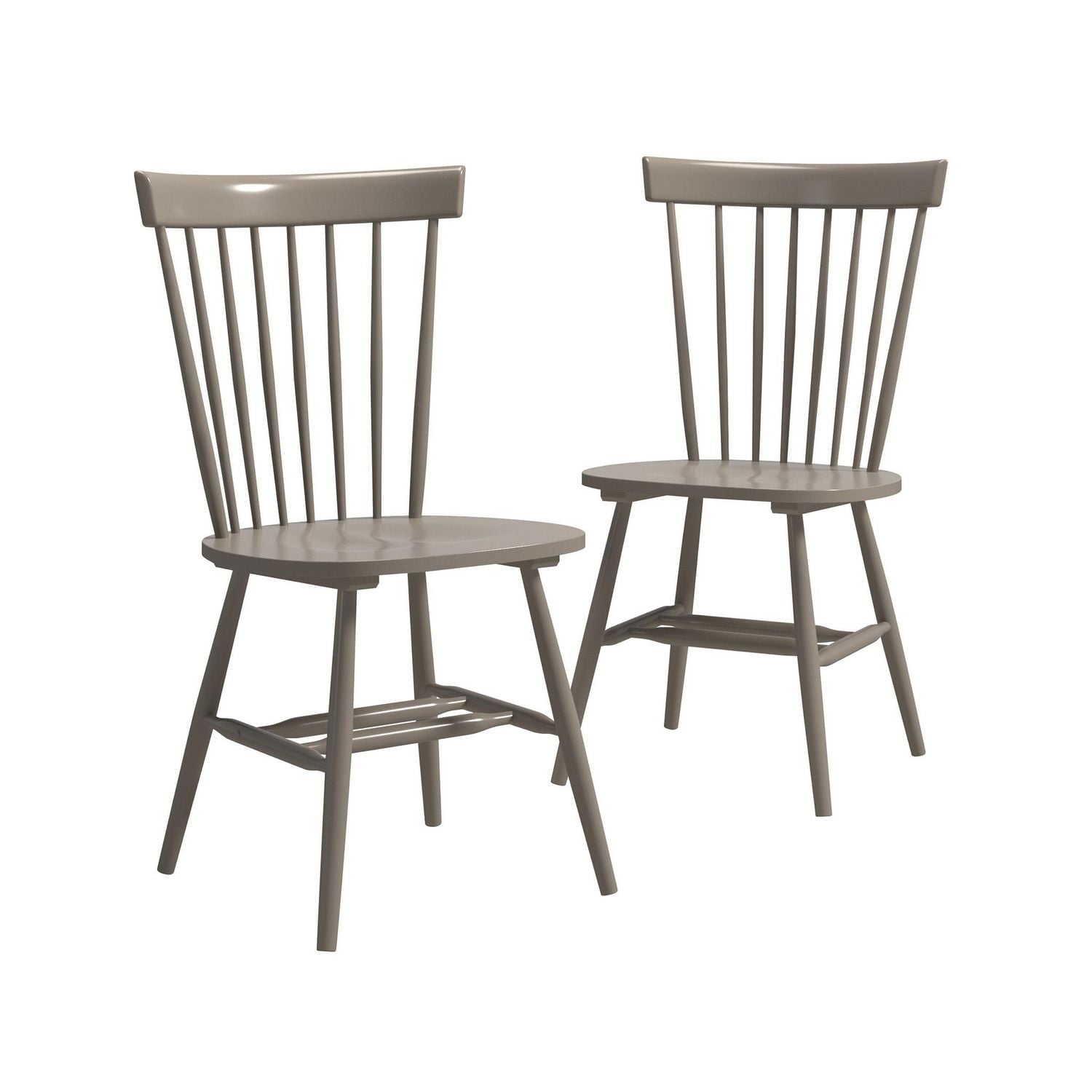 Click here for Sauder New Grange Spindle Back Chairs (2 Pk)  Gray... prices