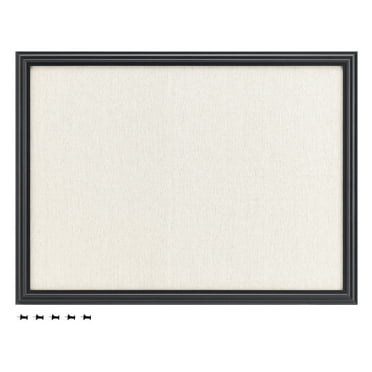 Navaris Framed Linen Bulletin Board - 17 x 23 inches Fabric Jewelry ...