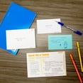 BAZIC Ruled Index Cards Book 3"X5" View Poly Cover Memo Flashcards (50 ...
