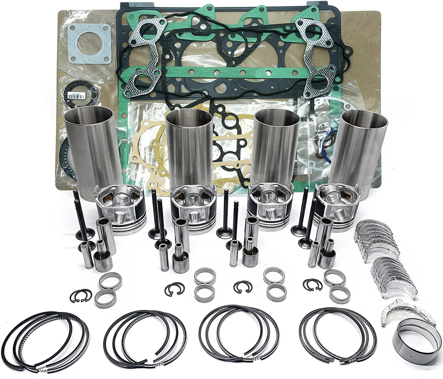 Seapple S4K S4KT Overhaul Rebuild Kit Compatible with Mitsubishi Engine ...