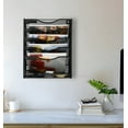EasyPAG, Office Wall Organizer, 5 Tier Hanging Wall File Holder, Black ...