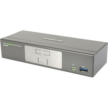 IOGEAR 2-Port 4K UHD DisplayPort KVMP with Keyboard and Mouse - Walmart.com