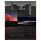Mechanical Spring Arm 27-34 Inch Dual Arc Screen Desktop Monitor Holder ...