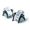 VISIFIX Flip Rotary Business Card File, Holds 400 2.88 x 4.13 Cards, 8. ...