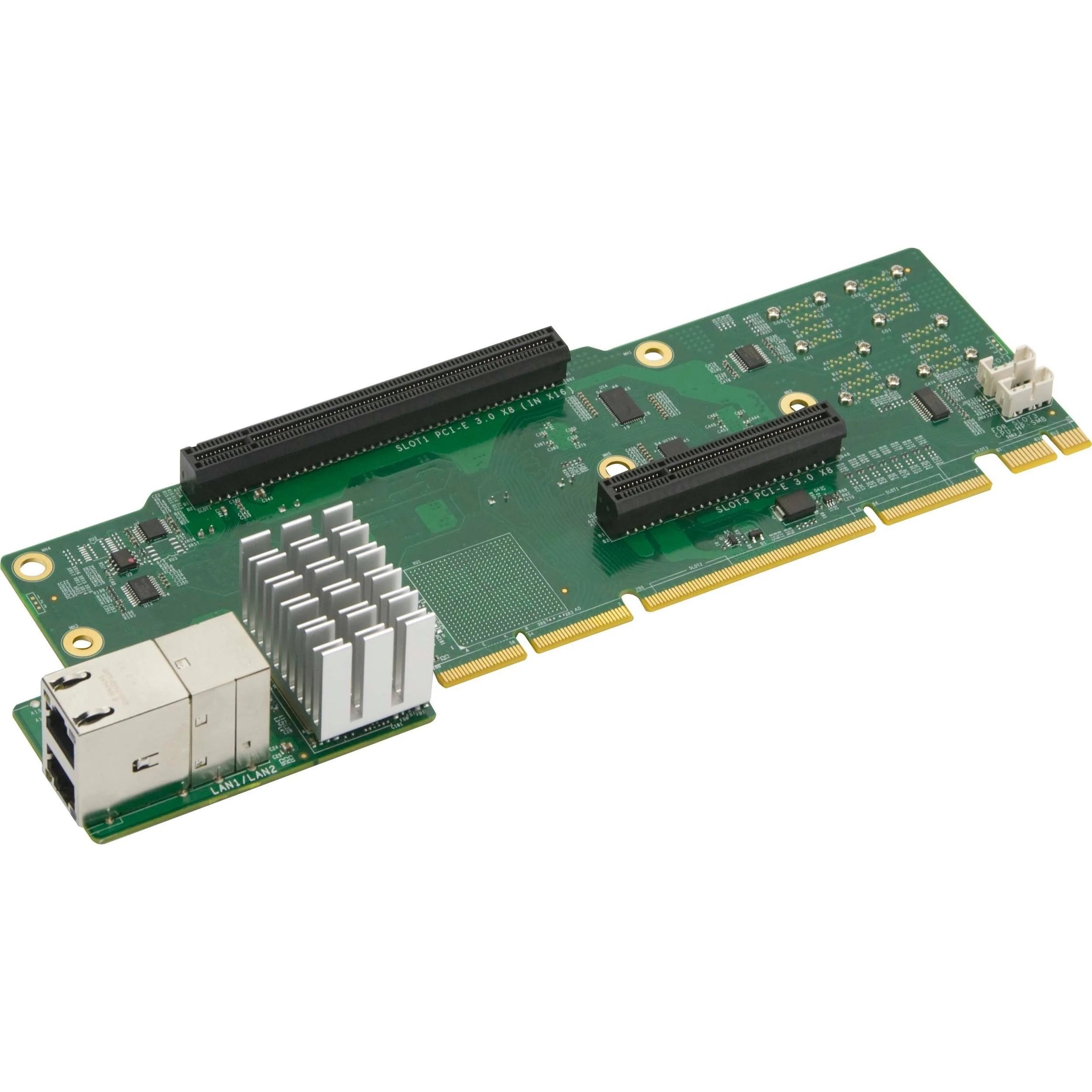 Supermicro AOC-2UR8N4-I2XT Ultra Riser Adapter 2U Ultra 2-port 10G RJ45 ...