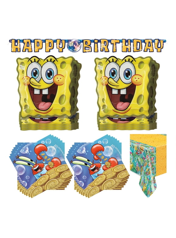 SpongeBob Party Supplies in Party & Occasions - Walmart.com