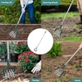 Rotary Cultivator Garden Tool Manual Tiller With Durable Aluminum Gears ...