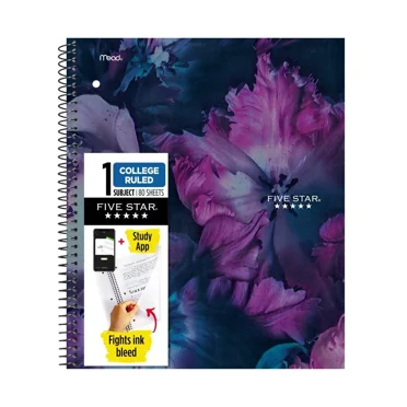 Five Star 2-Subject Notebook - Walmart.com