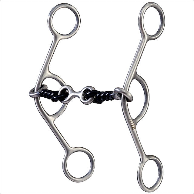 Hilason Stainless Steel Short Shank Lifter Horse Bit Dog Bone Mouth ...