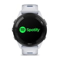 Garmin Forerunner 265 GPS Running Watch, Whitestone/Tidal Blue with HD ...