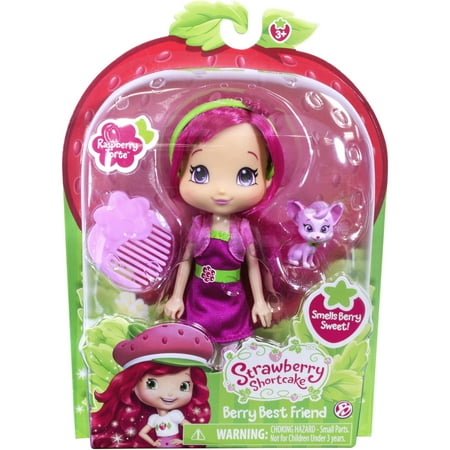 Strawberry Shortcake 6" Doll and Pet, Raspberry with Chiffon - Walmart.com