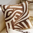 45x45CM Brown Vintage Nordic Throw Pillow Cover Cream Light luxury Sofa ...
